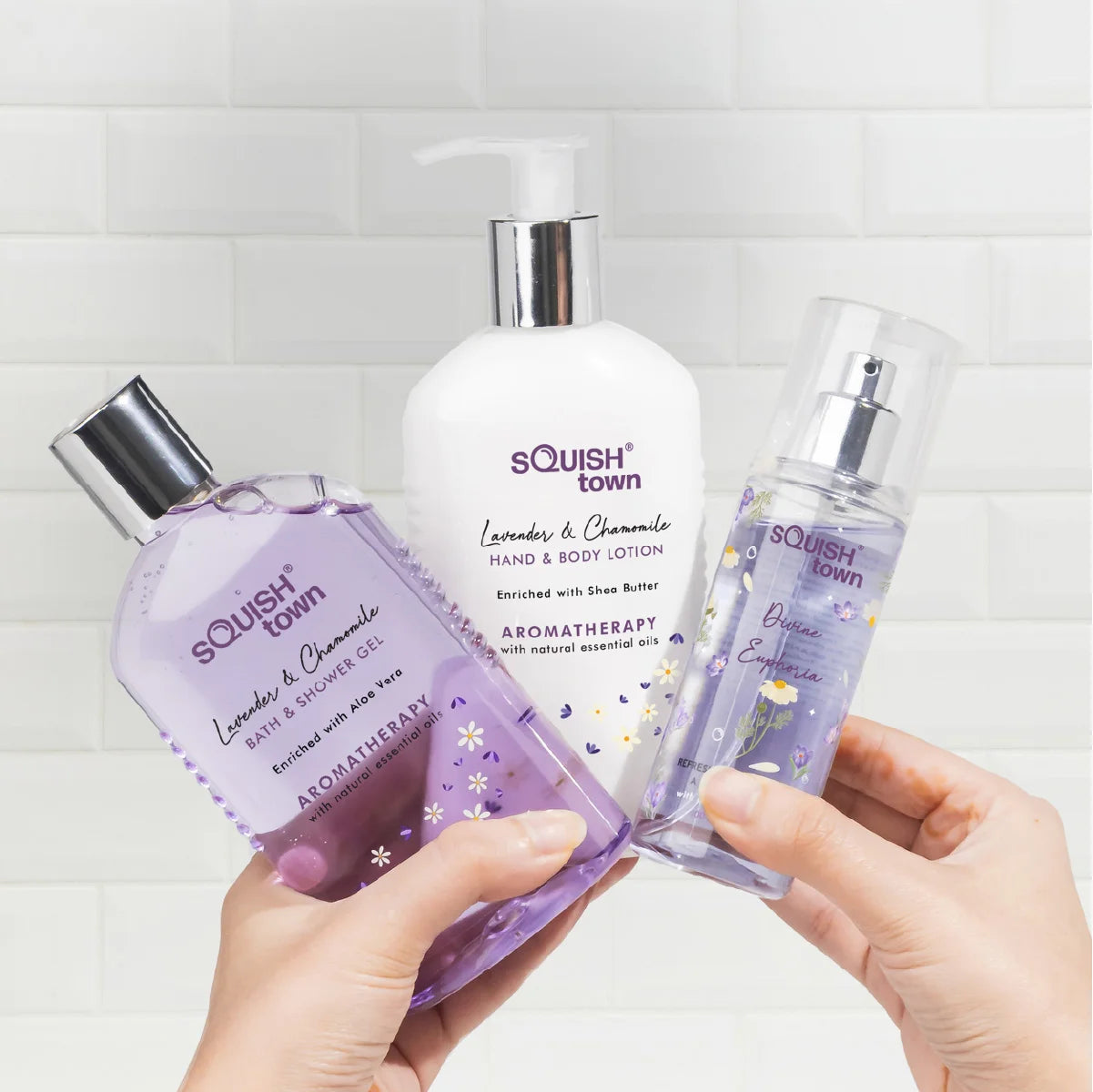 Lavender & Chamomile - Body Care Bundle – Squish Town Private Limited