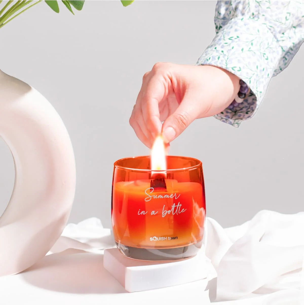 Summer in a bottle - Aromatherapy Scented Candle – Squish Town Private ...
