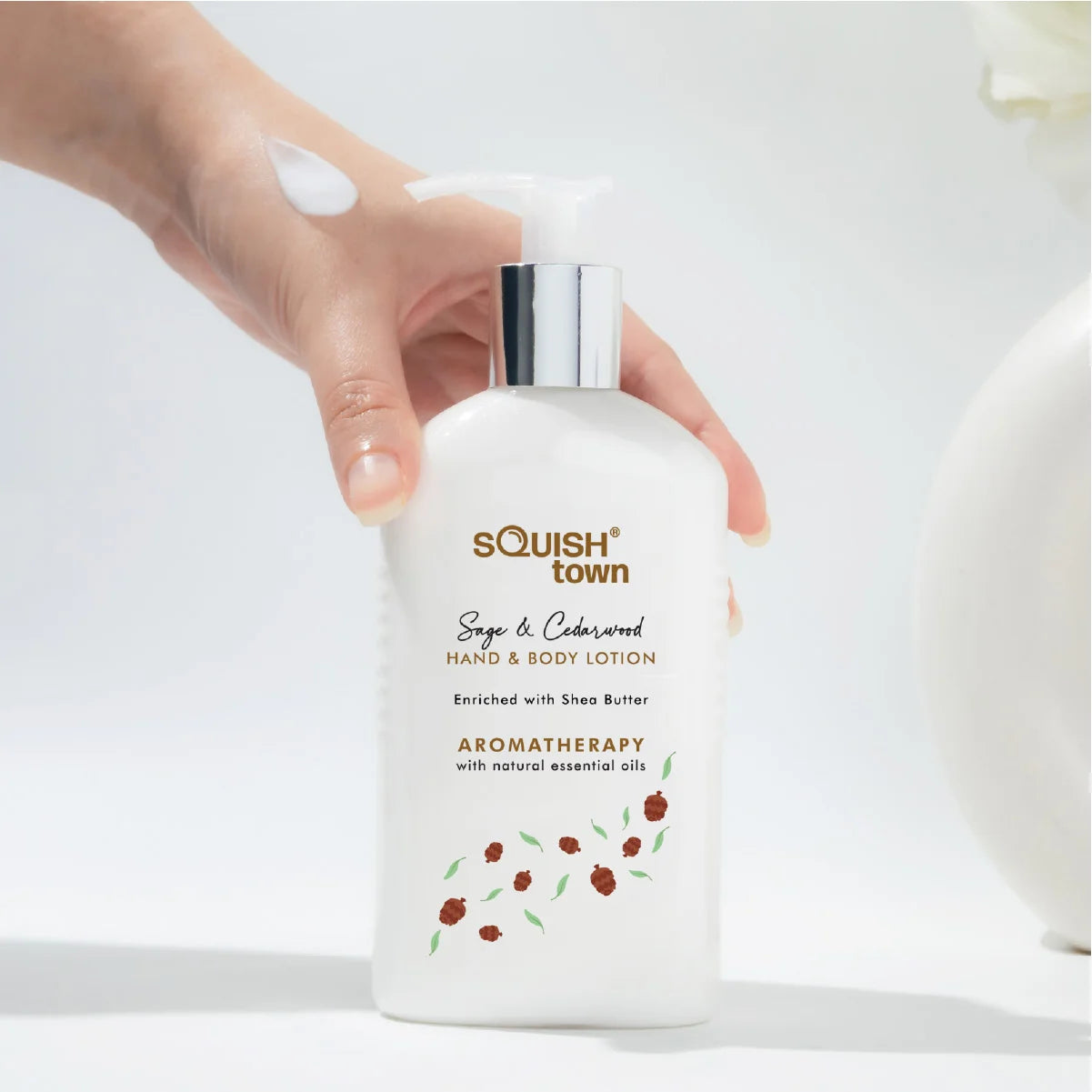 Sage & Cedarwood - Moisturizing Hand & Body Lotion – Squish Town ...